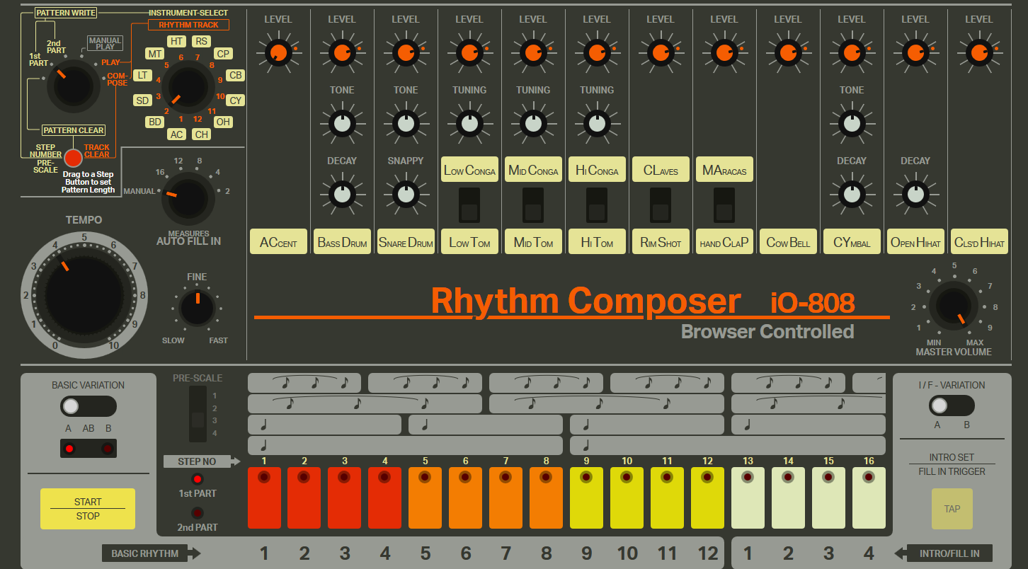 Play The TR 808 Drum Machine In Your Browser Jamvana